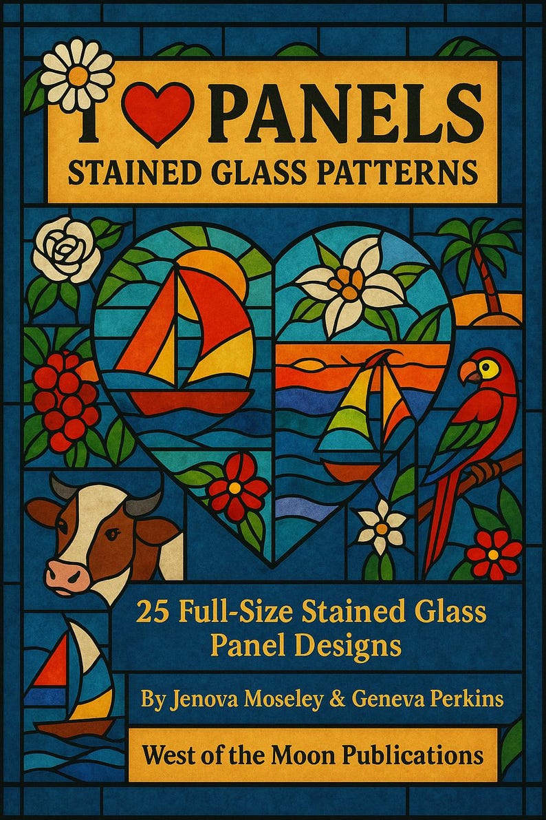 Me encantan los paneles: 25 patrones de paneles de vitral (descarga ...