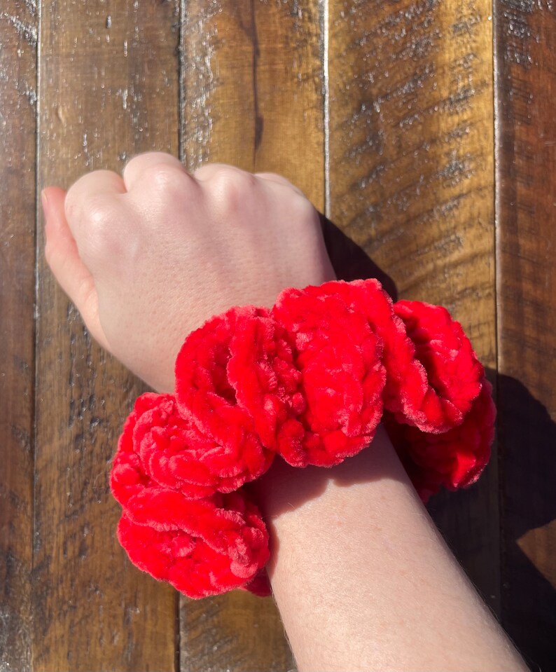 Taylor/swiftie Eras Scrunchies • Handmade Crochet Velvet Scrunchies ...