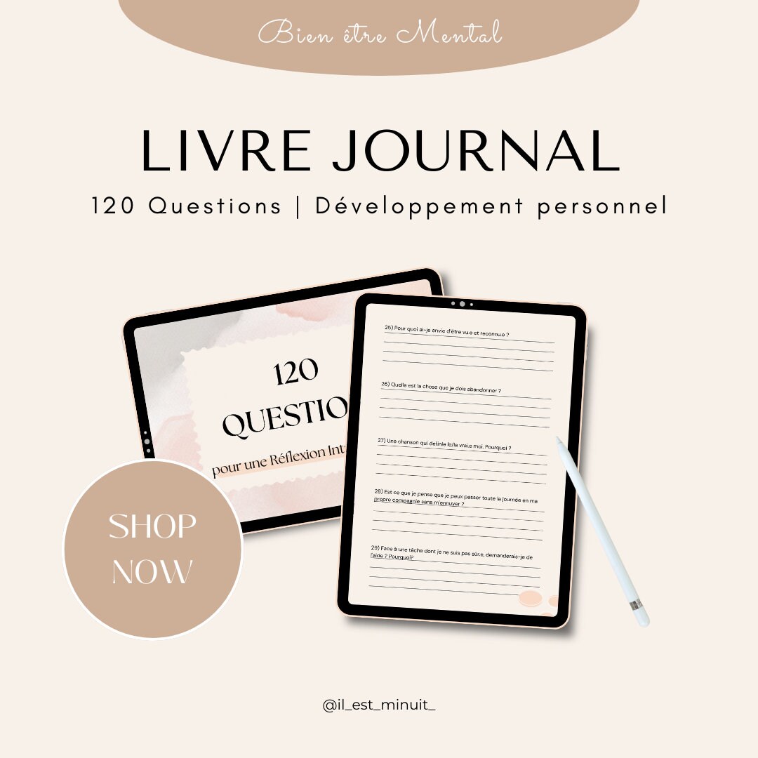 Book/journal: 120 Questions for Introspective Reflection - Etsy