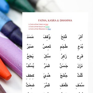 Arabic Letters Qaida Activity Worksheet, Helping Your Kids to Learn the ...