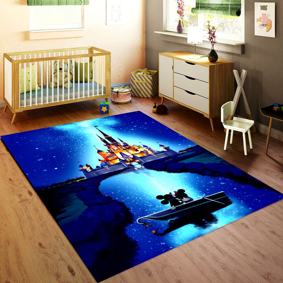 Cute Castle Rug,funny Theme Rug,living Room Rug, Kids Room Rug,nursery ...