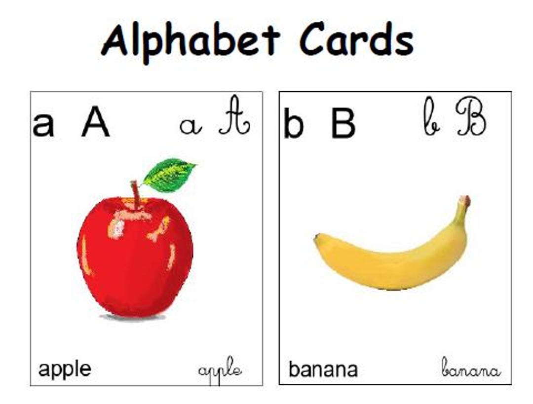 Printable ABC Posters, Alphabet Posters Classroom, Homeschool Digital ...