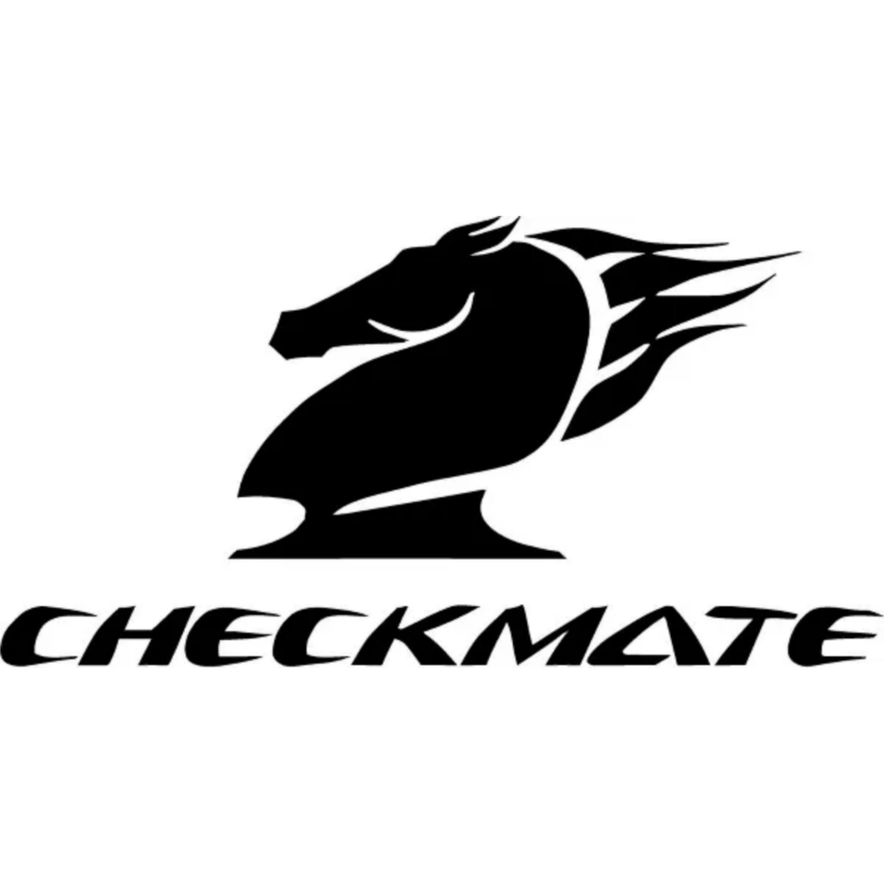 6in X 3.10in Checkmate Boats "knight" Logo W/"checkmate" Lettering ...