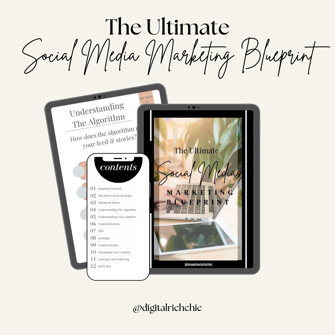 The Ultimate Social Media Marketing Blueprint Guide/ebook With Master ...