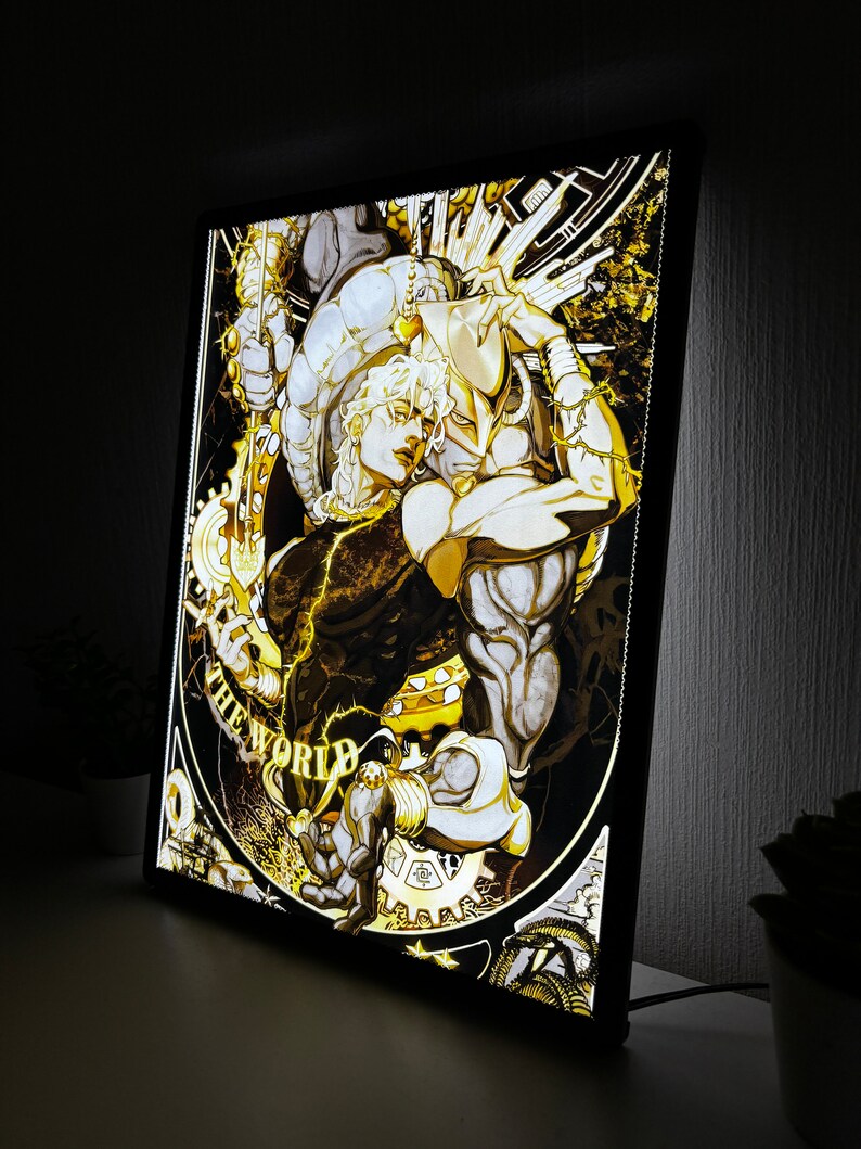 Jojo's Bizarre Adventure Poster Featuring Dio Brando Embrace the ...