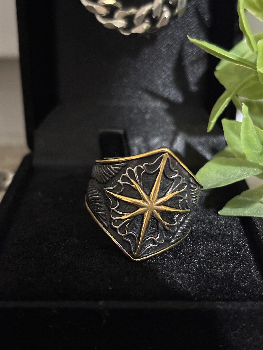 Star Ring for Men Made of 316L Stainless Steel Punk Rock Rap Style ...