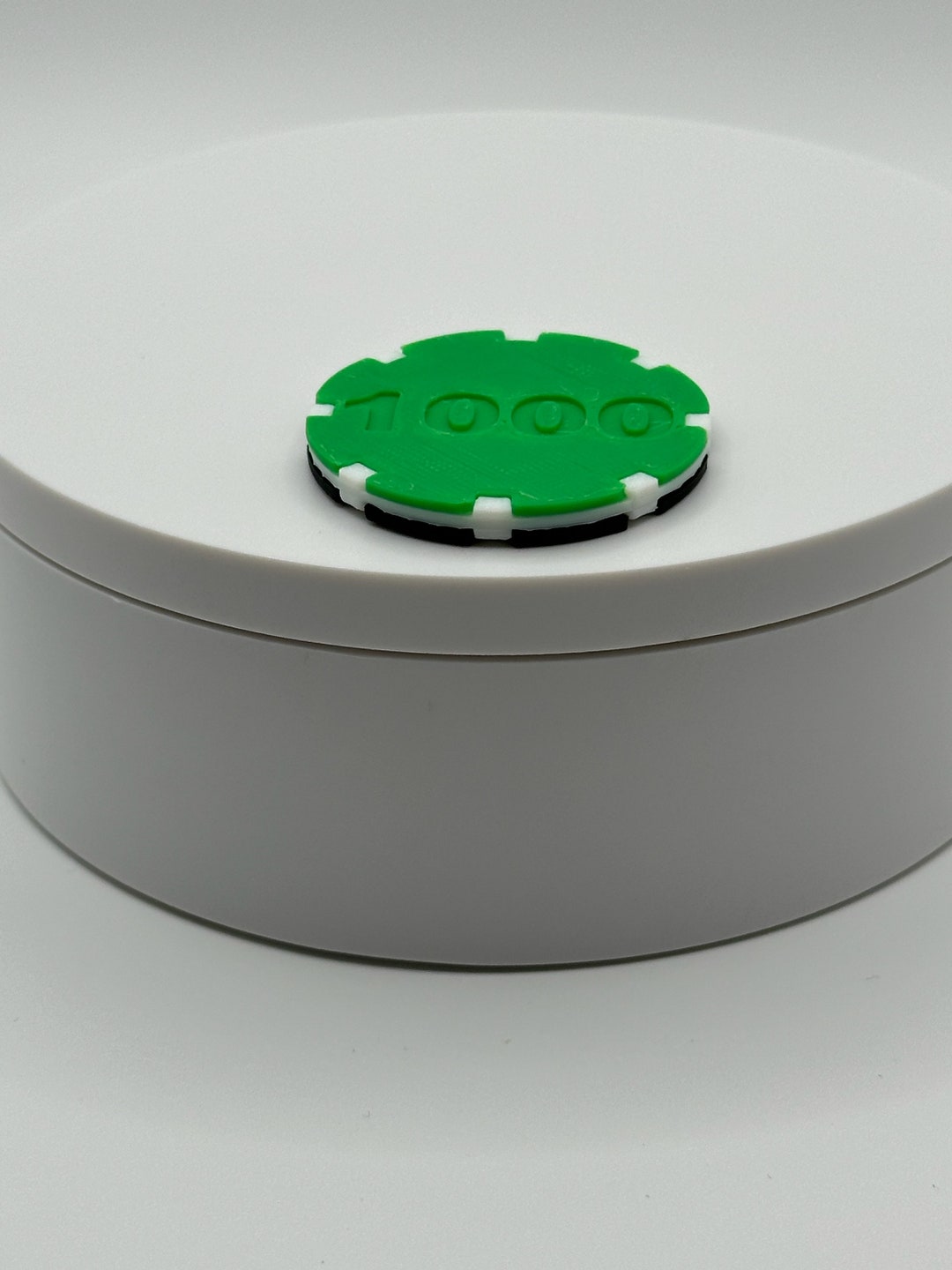 Three Color Customizable Poker Chip 1000 part of Set 3D Printed - Etsy