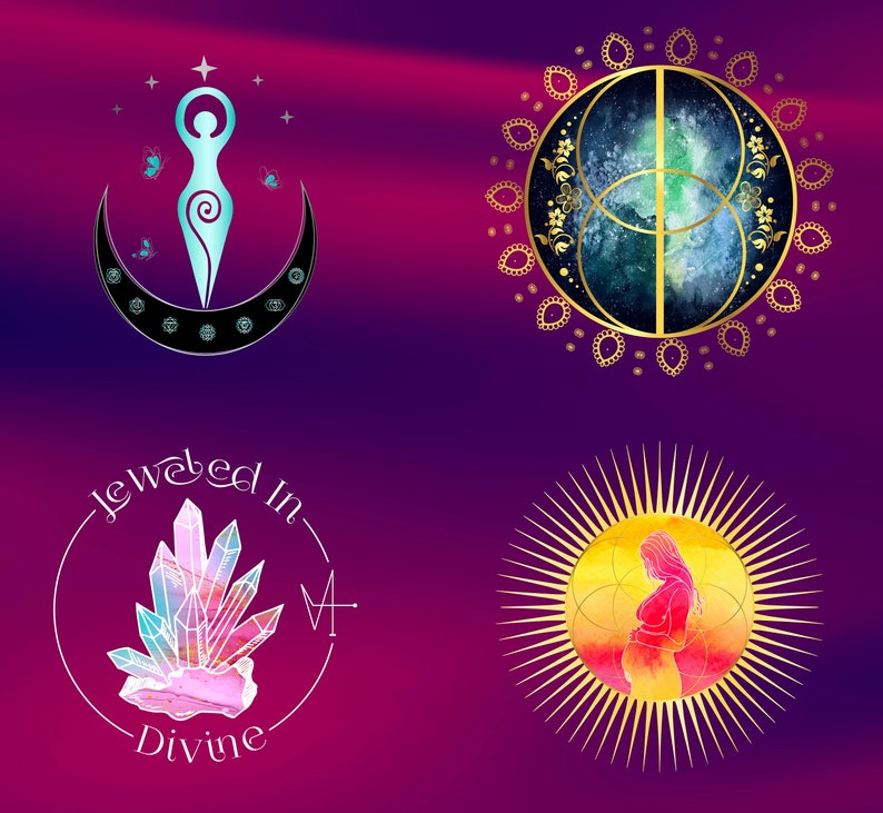 Custom Sacred Geometry Logo, Sacred Geometry Logo, Holistic Logo, Logo ...