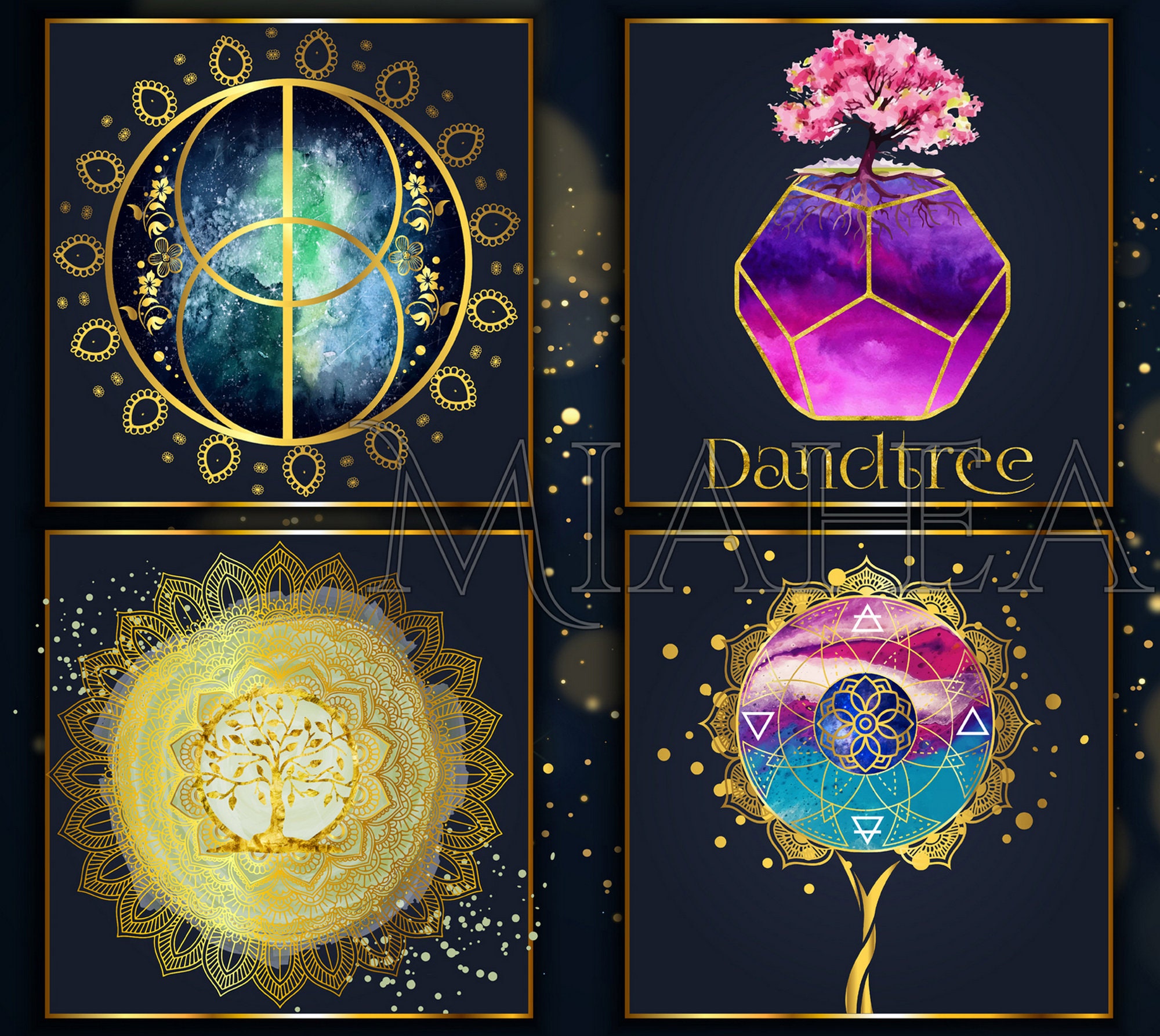 Custom Made Sacred Geometry Logo, Mystical Logo Design, Spiritual Logo ...