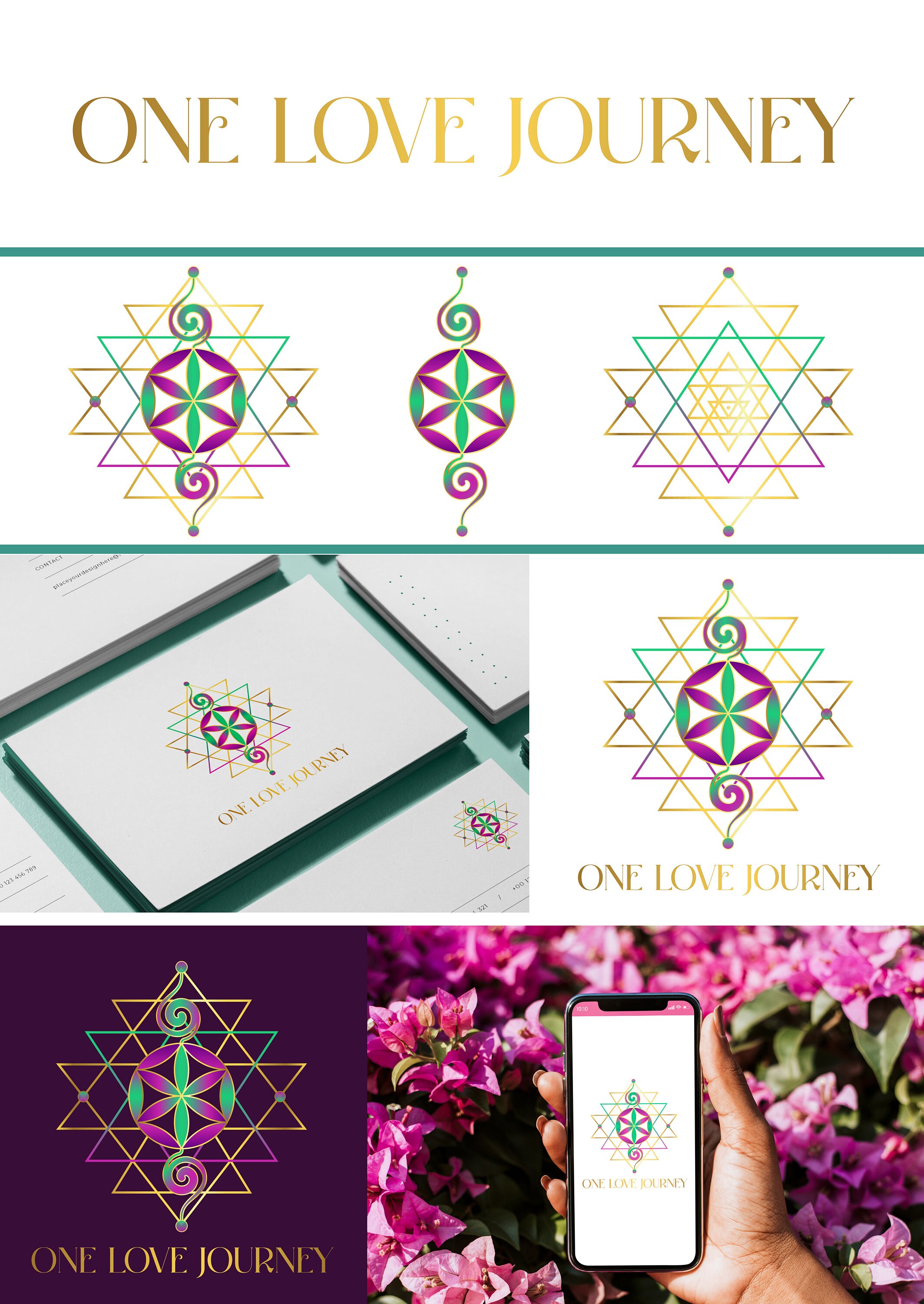 Custom Made Sacred Geometry Logo, Mystical Logo Design, Spiritual Logo ...