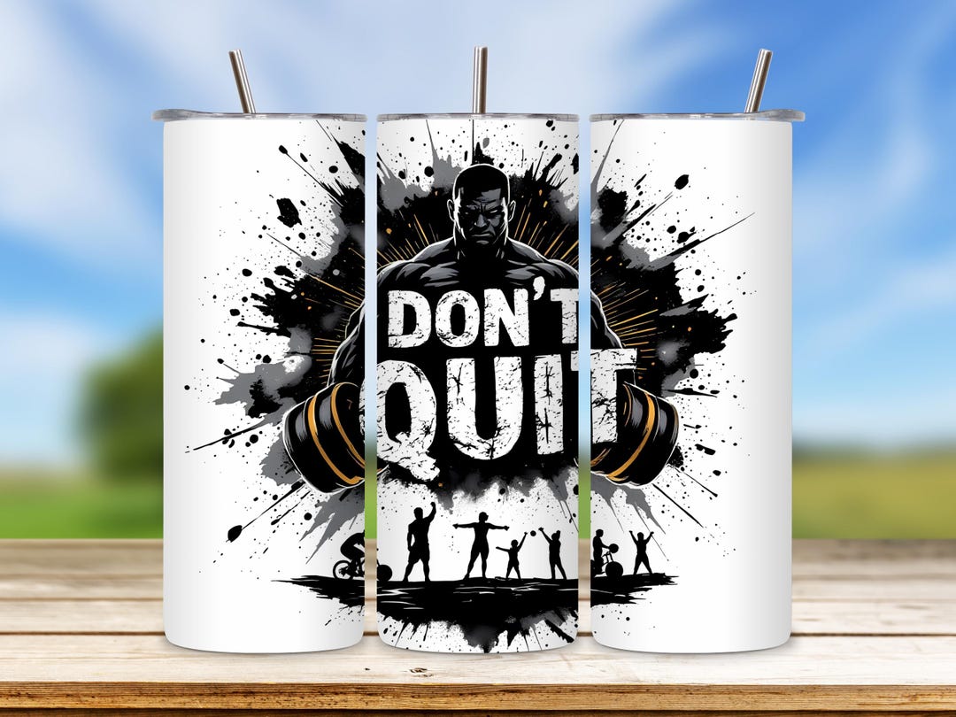 Fitness Tumbler Wrap Gym Sublimation Design Digital Download 20oz ...