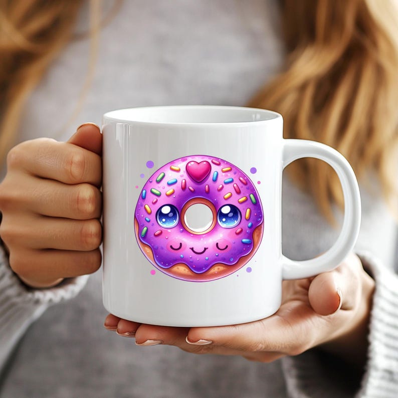 Watercolor Donuts Clipart: Bakery PNG, Party Art (digital Download) - Etsy