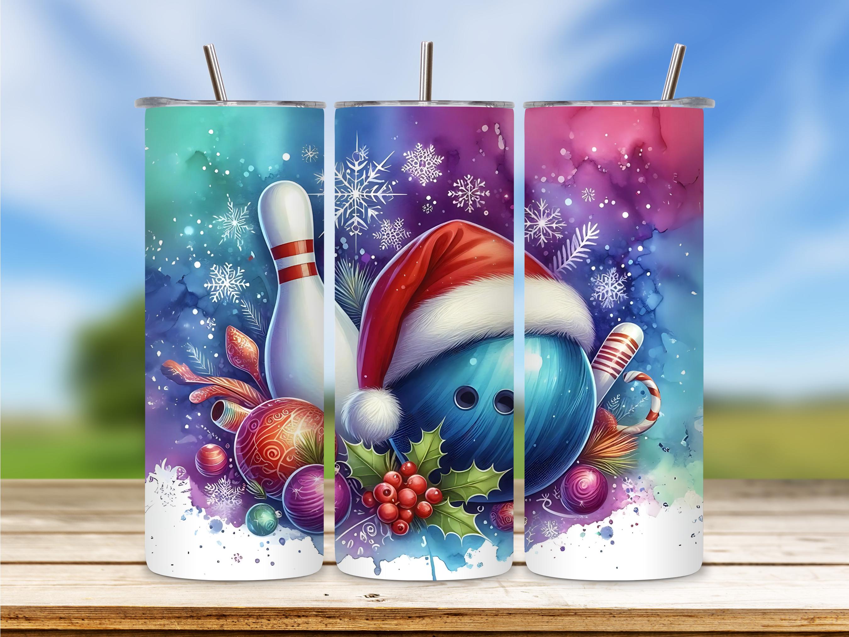 Bowling Christmas Party Art 1440x1800