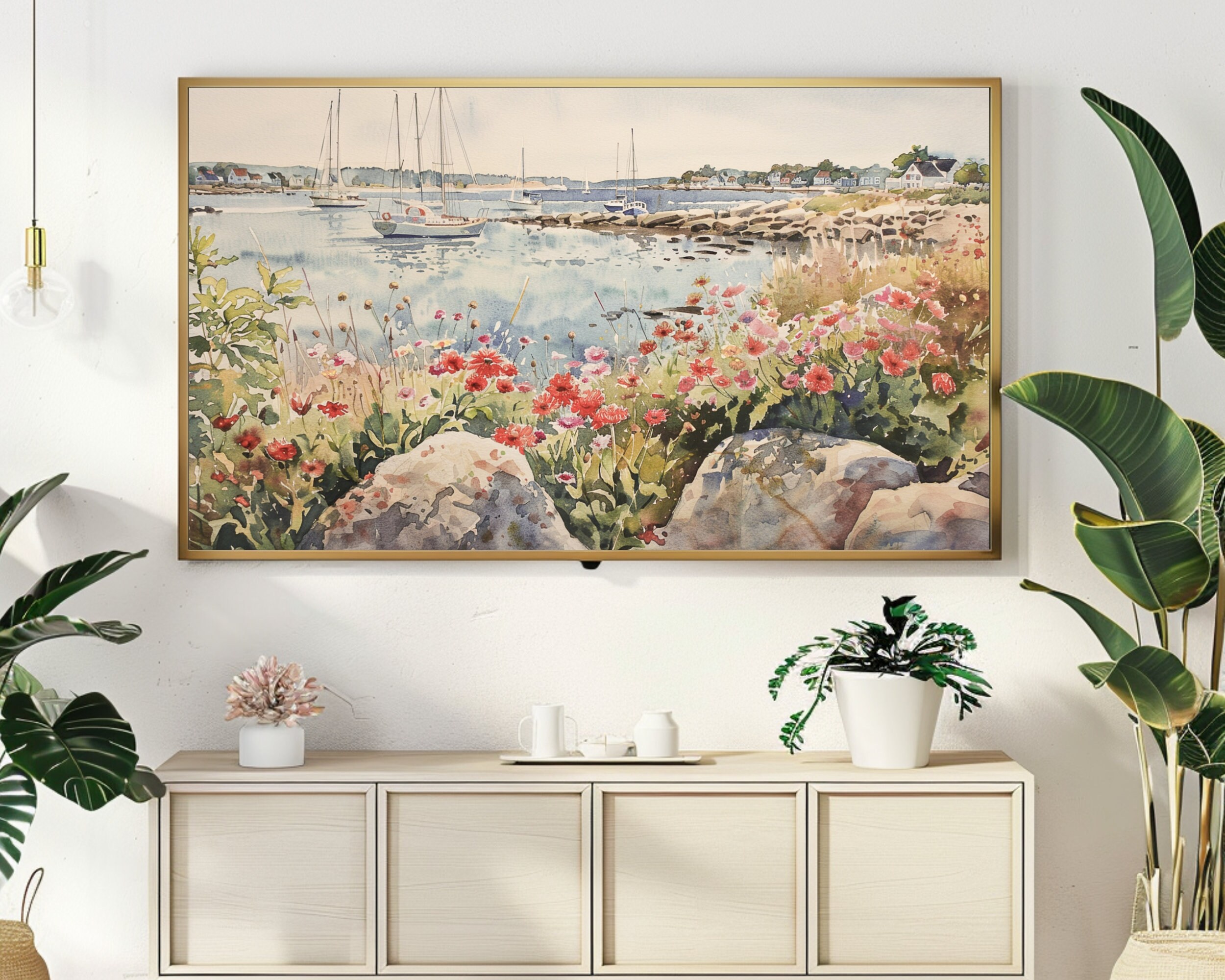 SPRING COAST; A Frame TV Digital Download | - Etsy