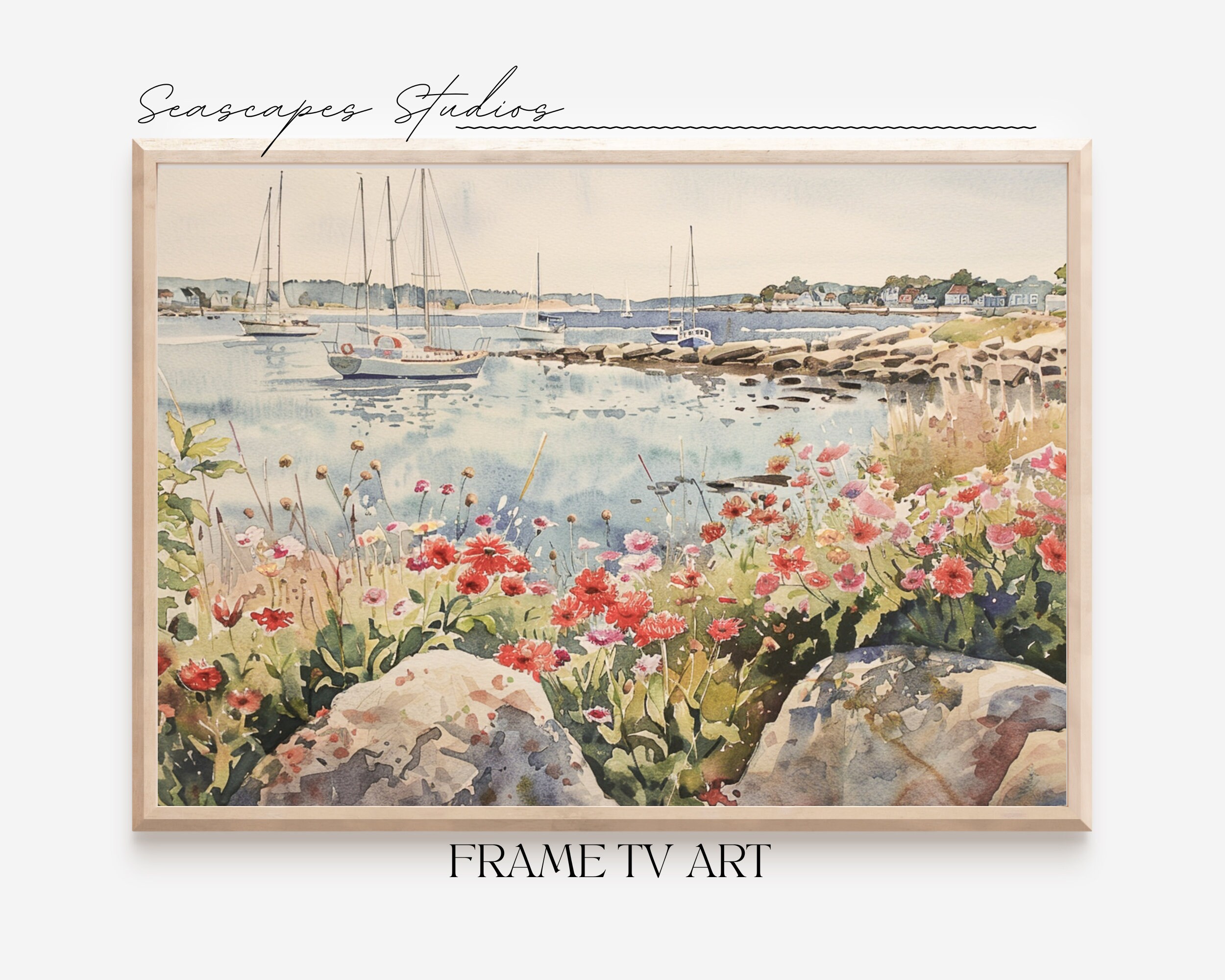 SPRING COAST; A Frame TV Digital Download | - Etsy