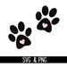 Dog Paw SVG, Cat Svg Files, Cat Svg Bundle,cat Svg,cat Png Files,cat ...