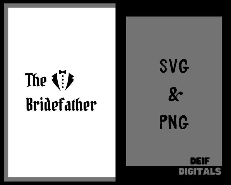 Father of the Bride, Father Svg, Wedding Father Gift, the Bride Father ...