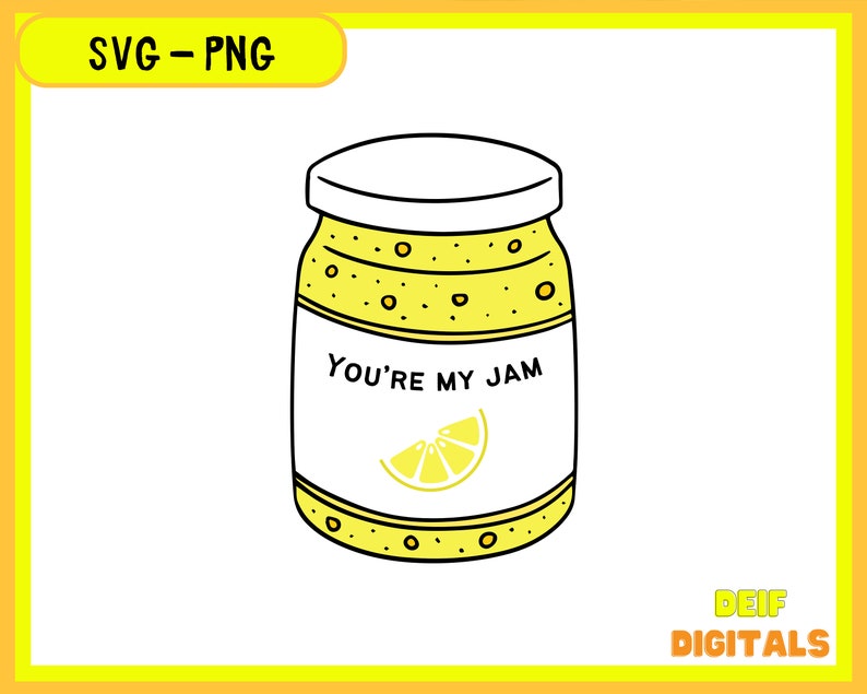 Youre My Jam, Cute Svg Files, Svg for Designs, Sticker Svg, Aesthetic ...
