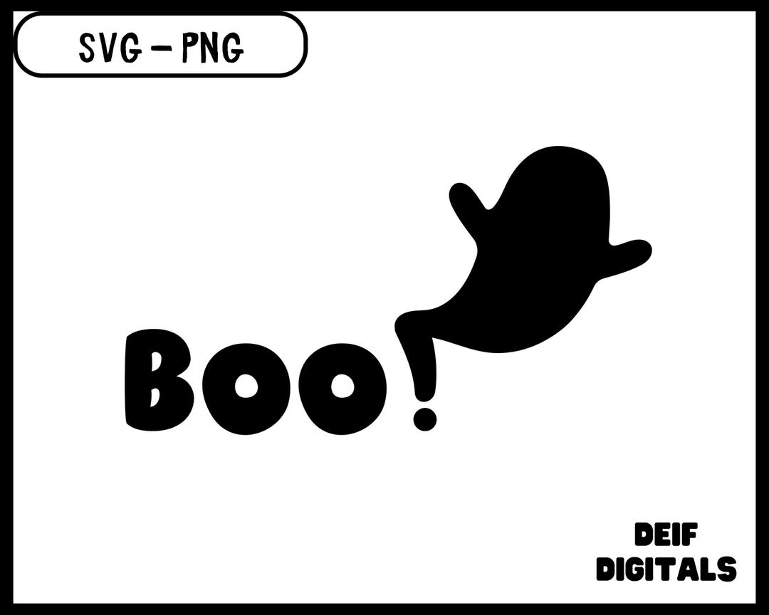 Cute Ghost Svg Boo Svg Ghost, Boo Svg, Spooky Season Png, Ghost Files ...
