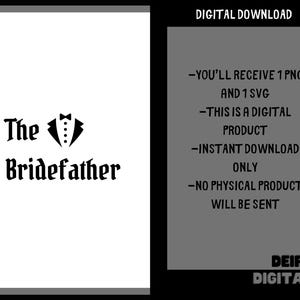 Father of the Bride, Father Svg, Wedding Father Gift, the Bride Father ...