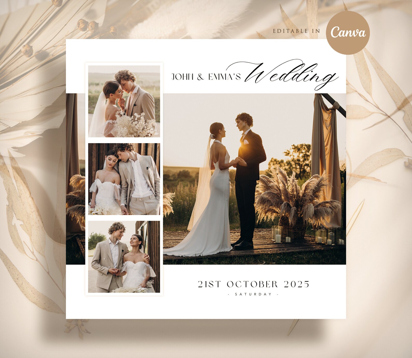 Wedding Photography Template, Wedding Photography Sneak Peek Template ...