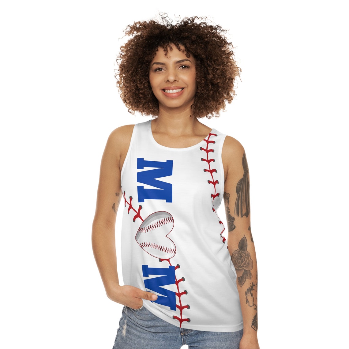 Baseball Mom Tank Top - Etsy
