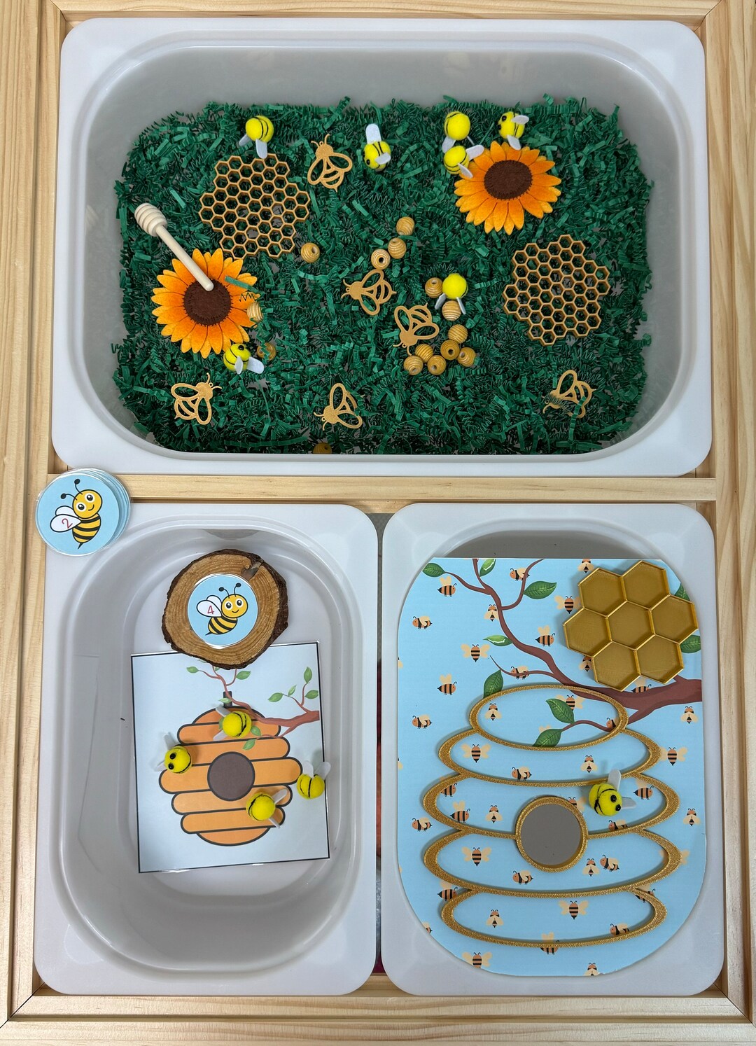 Sensory Bin Busy Bees Universal Series - Etsy