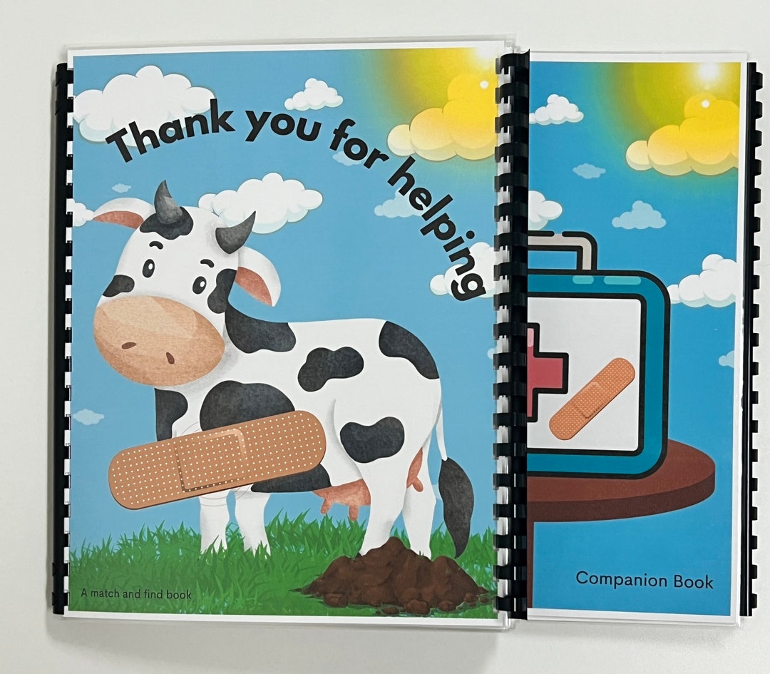 Speech Therapy Interactive Wordless Book Thank You for Helping - Etsy
