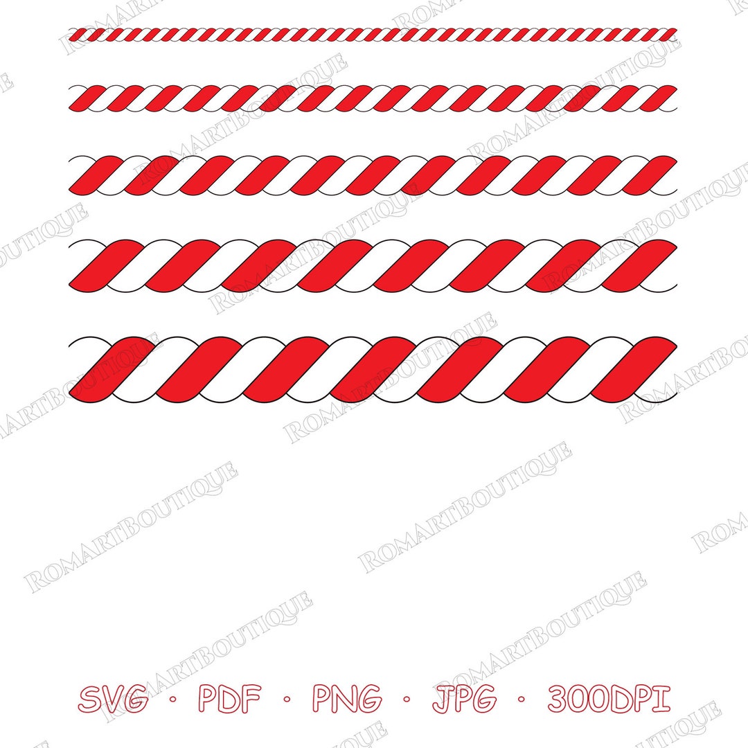 Braided Thread, Rope, SVG Rope, Spring Trinket, March, Martisor, SVG ...