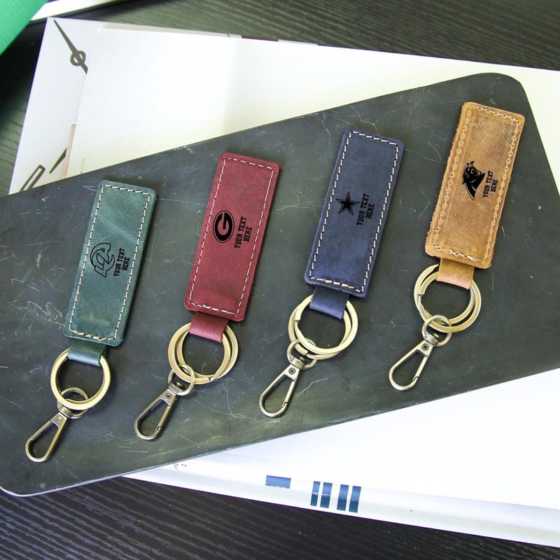 Custom Name Logo Key Chain - Etsy