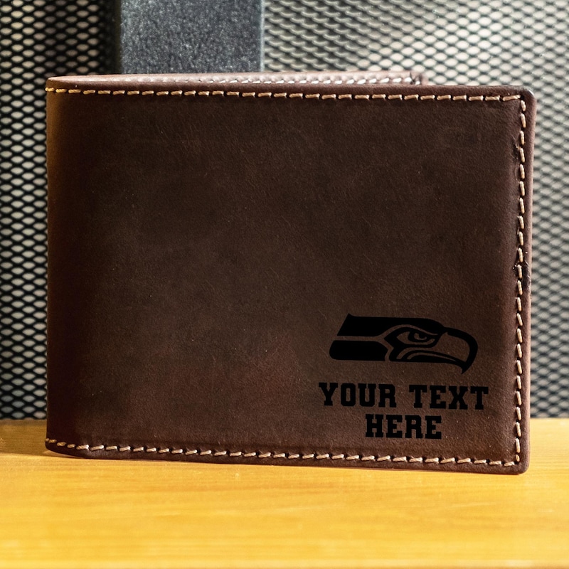 Leather Wallet Nfl Team - Etsy