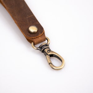 Personalized Leather Keychain, Customized Key Chain, Custom Leather Key ...