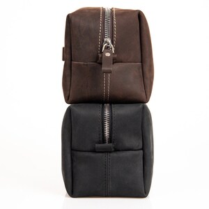 Football Players Leather Dopp Kit, Genuine Leather, Football Lover Gift ...