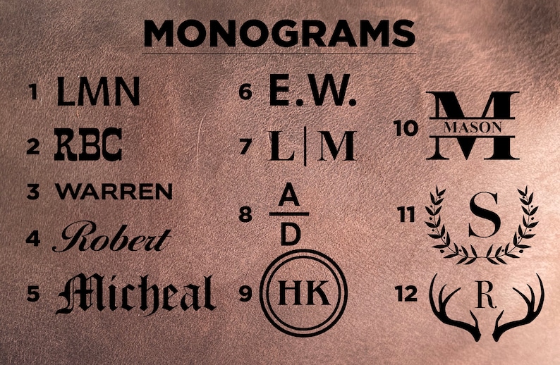 Personalized Leather Wallet, Genuine Leather Wallet, Custom Engraved ...