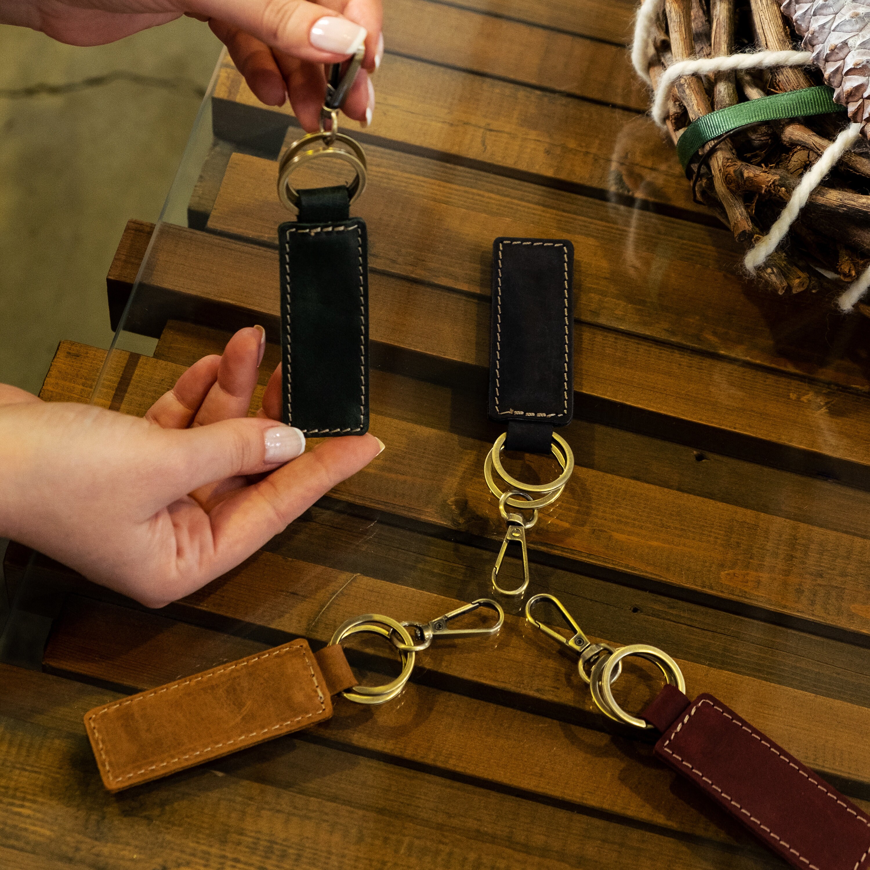 Custom MLB Teams Leather Keychain, Baseball Teams Keychain, Genuine ...