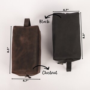 Football Players Leather Dopp Kit, Genuine Leather, Football Lover Gift ...