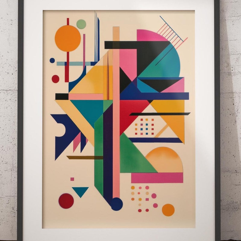 Bold Abstract Art - Etsy