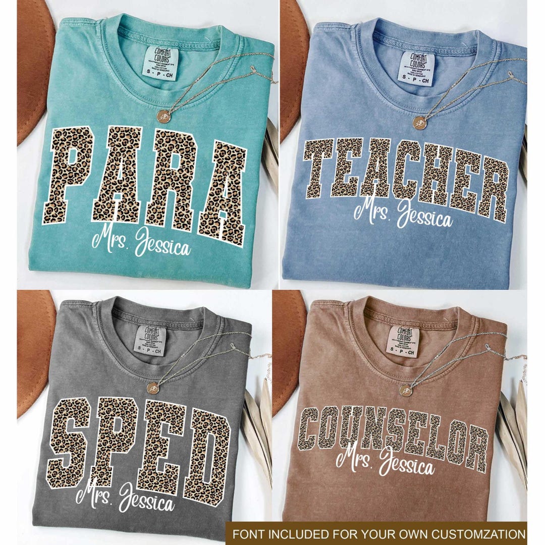 School Occupation Png Bundle, Custom Teacher Name Png, Back to School ...