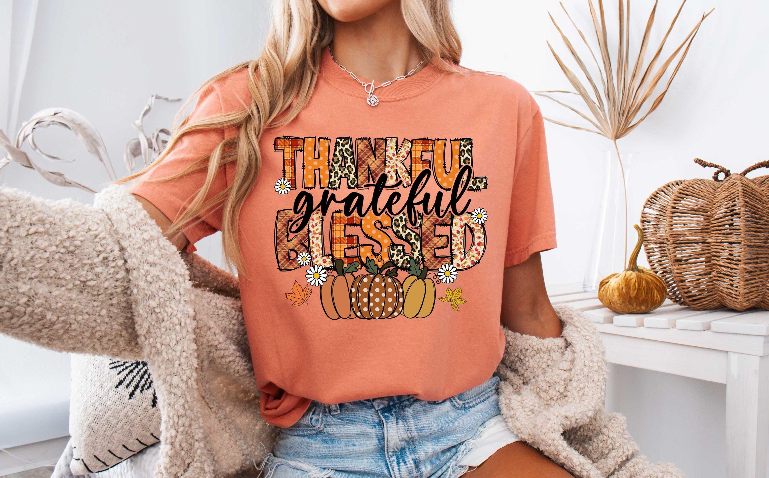 Retro Thanksgiving Bundle Png, Give Thanks to the Lord, Thankful Bundle ...