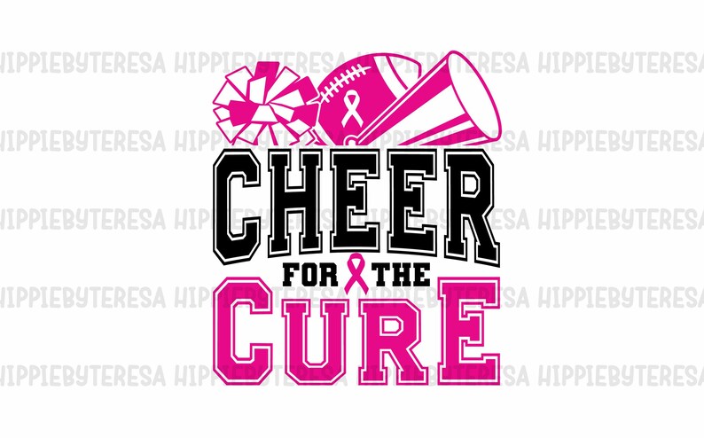 Breast Cancer Football SVG & PNG Sublimation Designs Awareness With ...