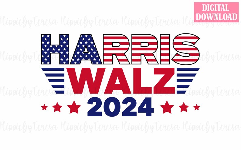 Kamala Harris Tim Walz PNG, SVG, Kamala Png, Kamala Svg, Kamala Harris ...