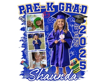 Graduation 2025 Editable Canva Template, Pink Pre-k Graduate 2025 ...