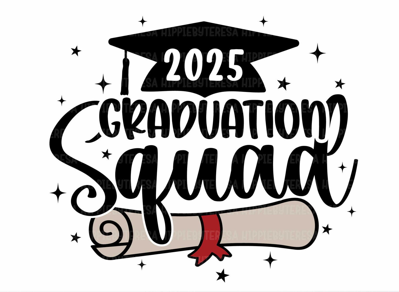 2025 Graduation Squad SVG PNG, 2025 Graduate Svg, Senior 2025 Svg ...