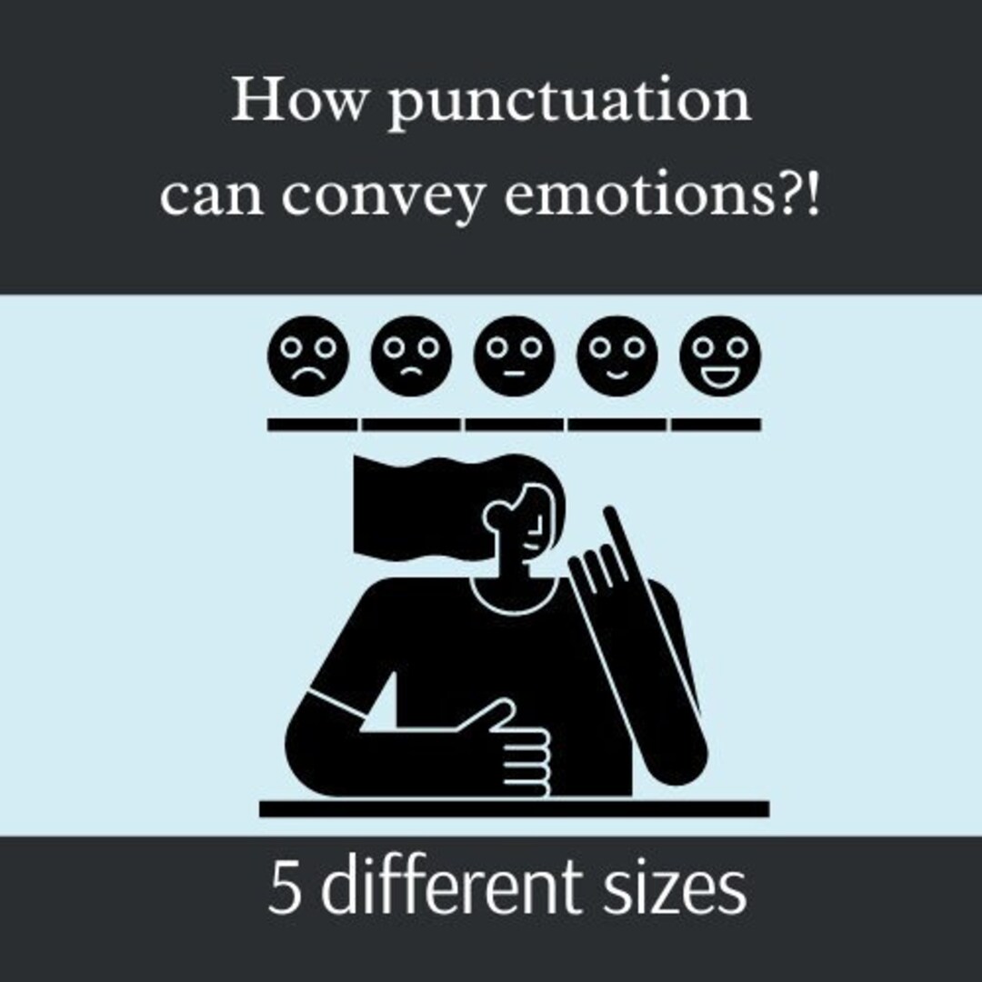 How Punctuation Can Weave Emotions? English Language Educational Poster ...