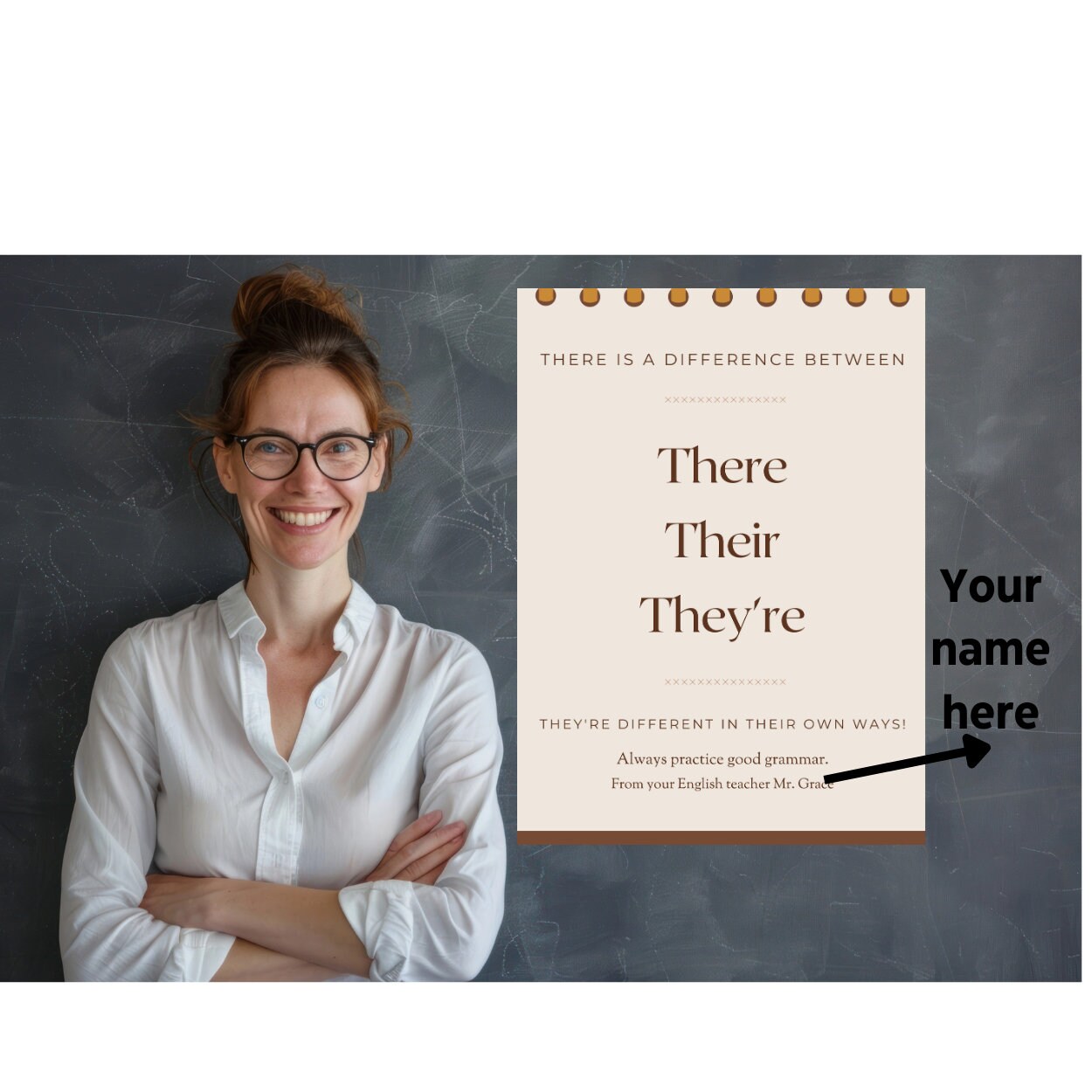 There, Their, They're Difference English Grammar for Homeschool ...