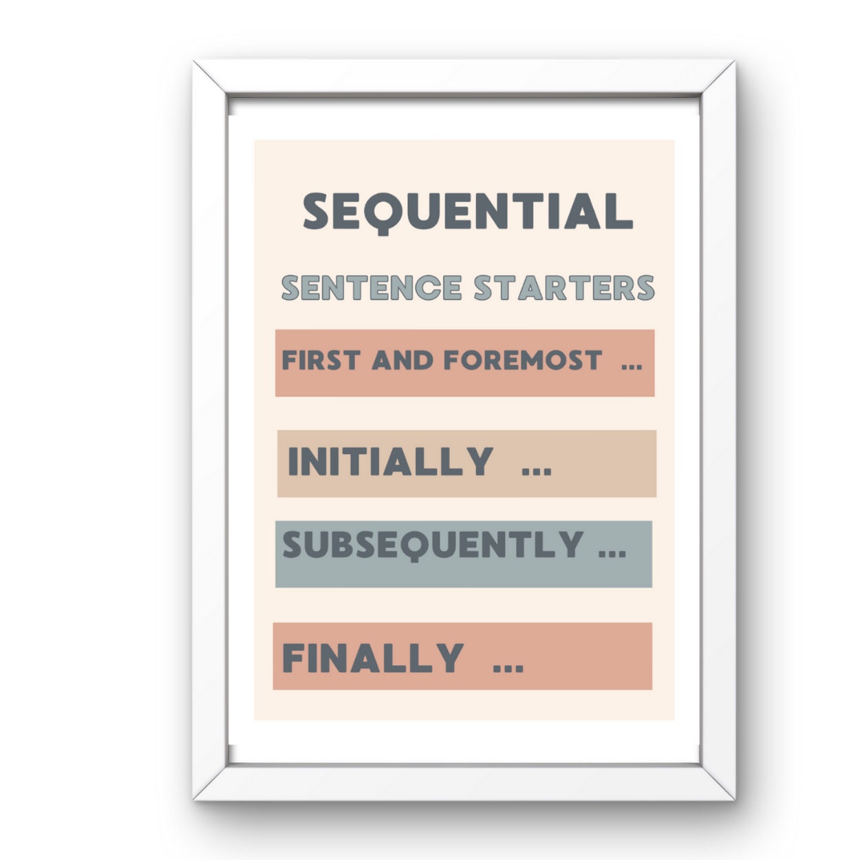 Sentence Starters Opinion, Cause and Effect English Homeschool, English ...