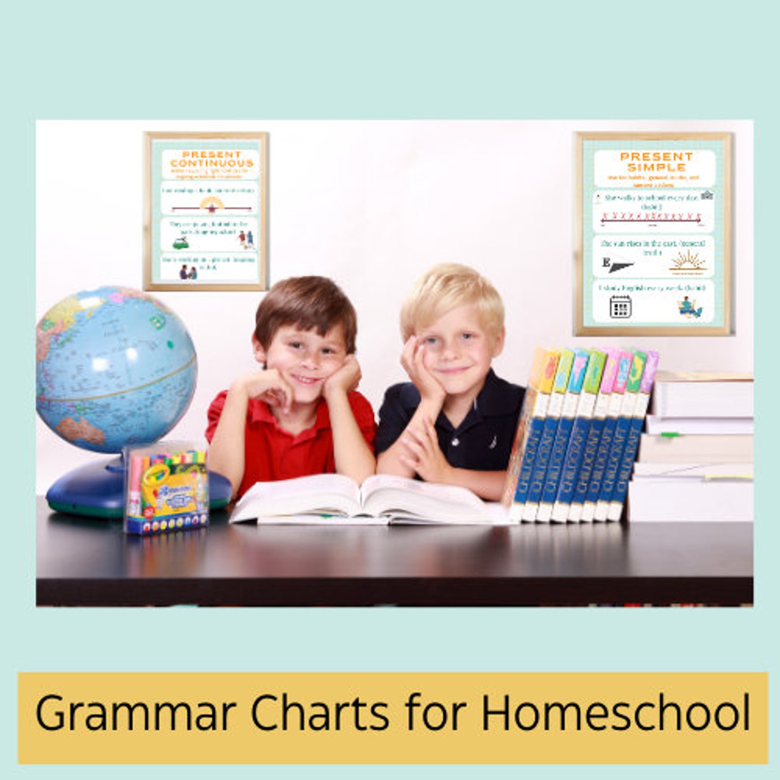 Comprehensive English Verb Tenses ESL Poster Set: Ideal for ...