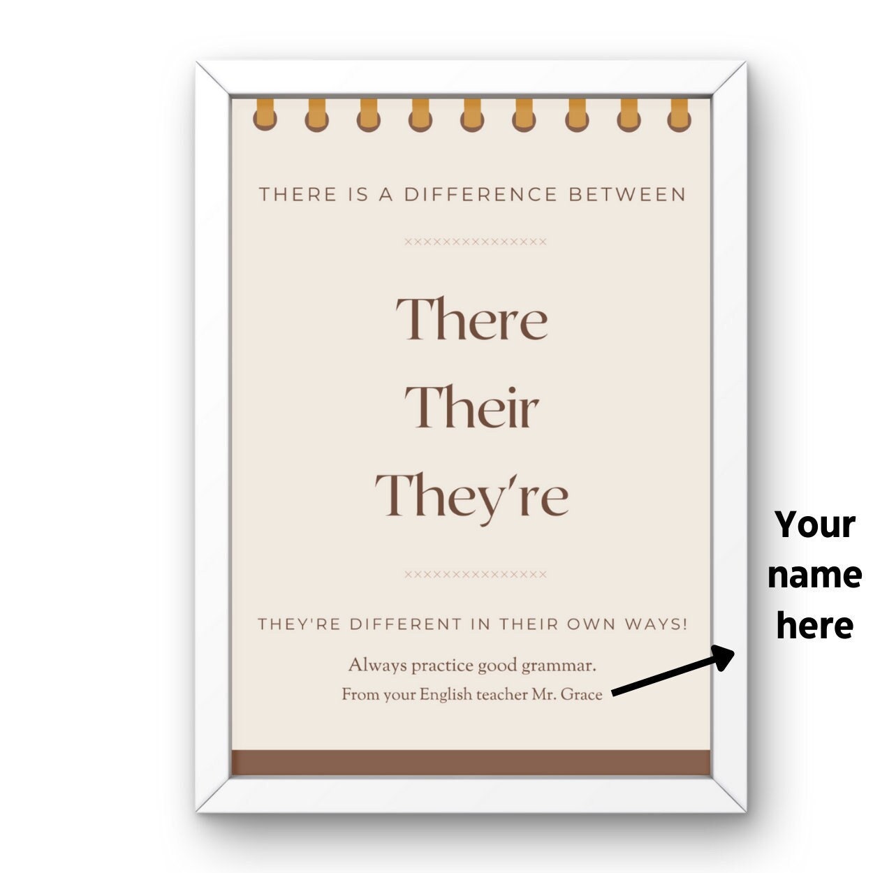 There, Their, They're Difference English Grammar for Homeschool ...