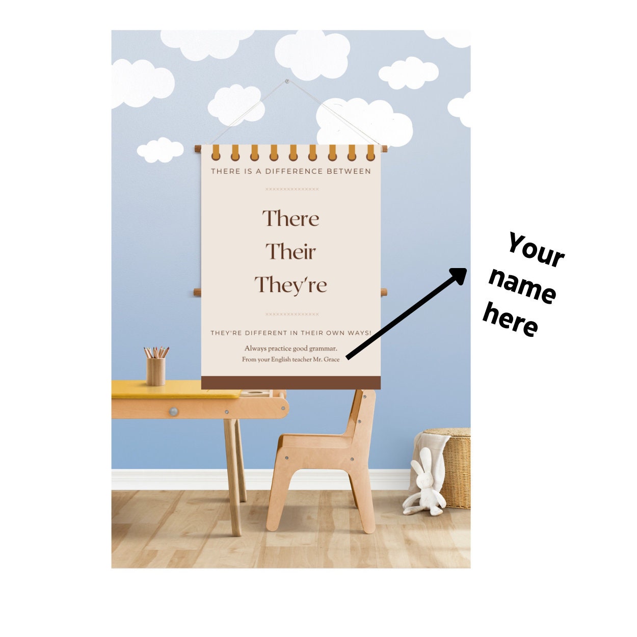 There, Their, They're Difference English Grammar for Homeschool ...