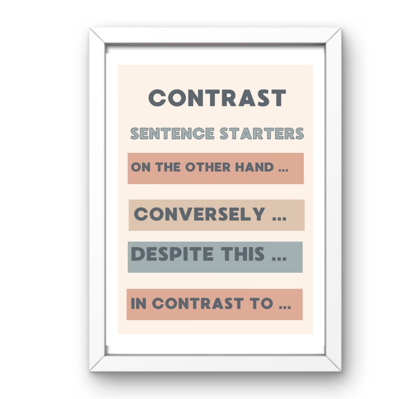 Sentence Starters Opinion, Cause and Effect English Homeschool, English ...